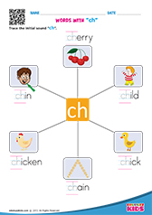 Write the Initial Sound - Sh and Ch